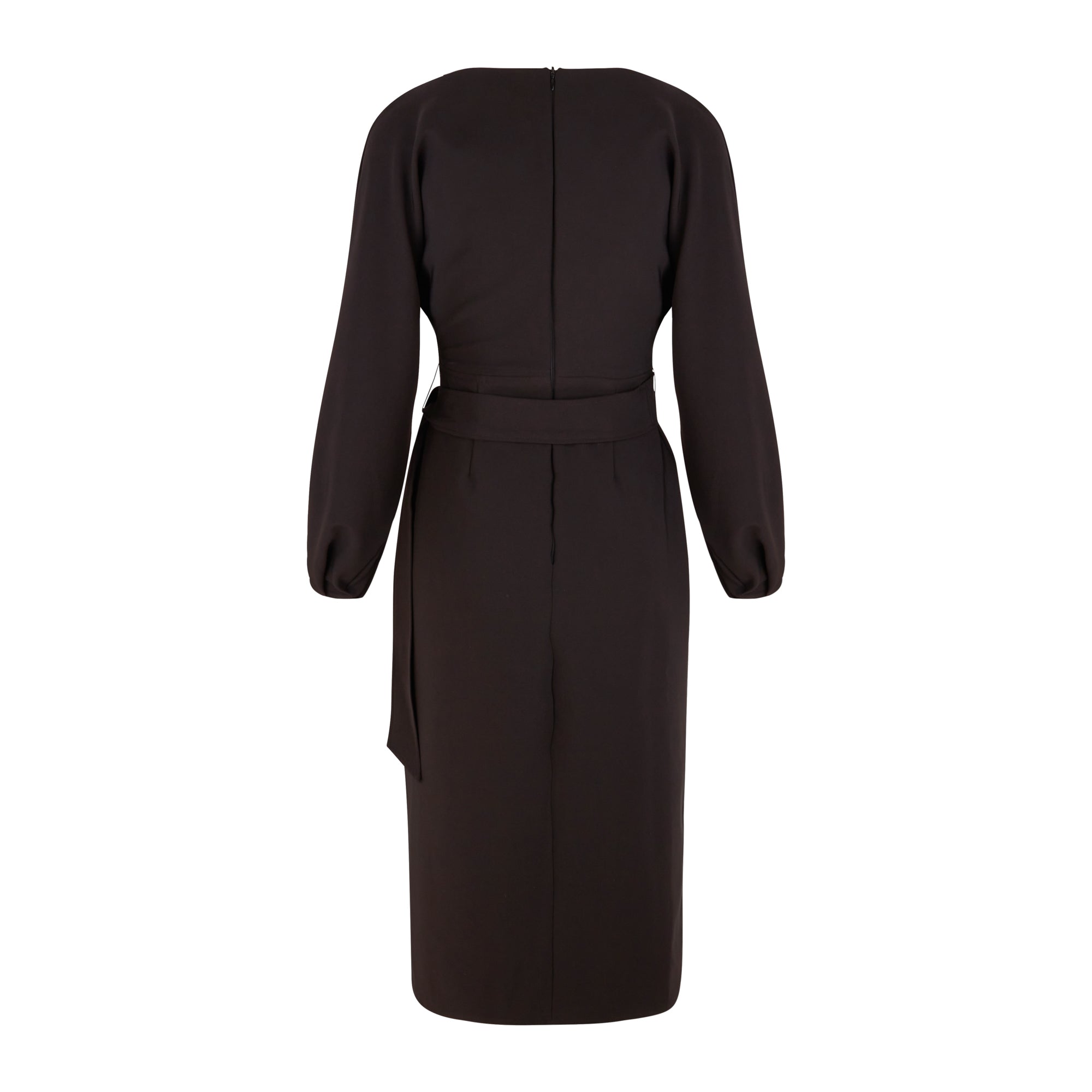 Loom London Women's Maeve Black Midi Dress